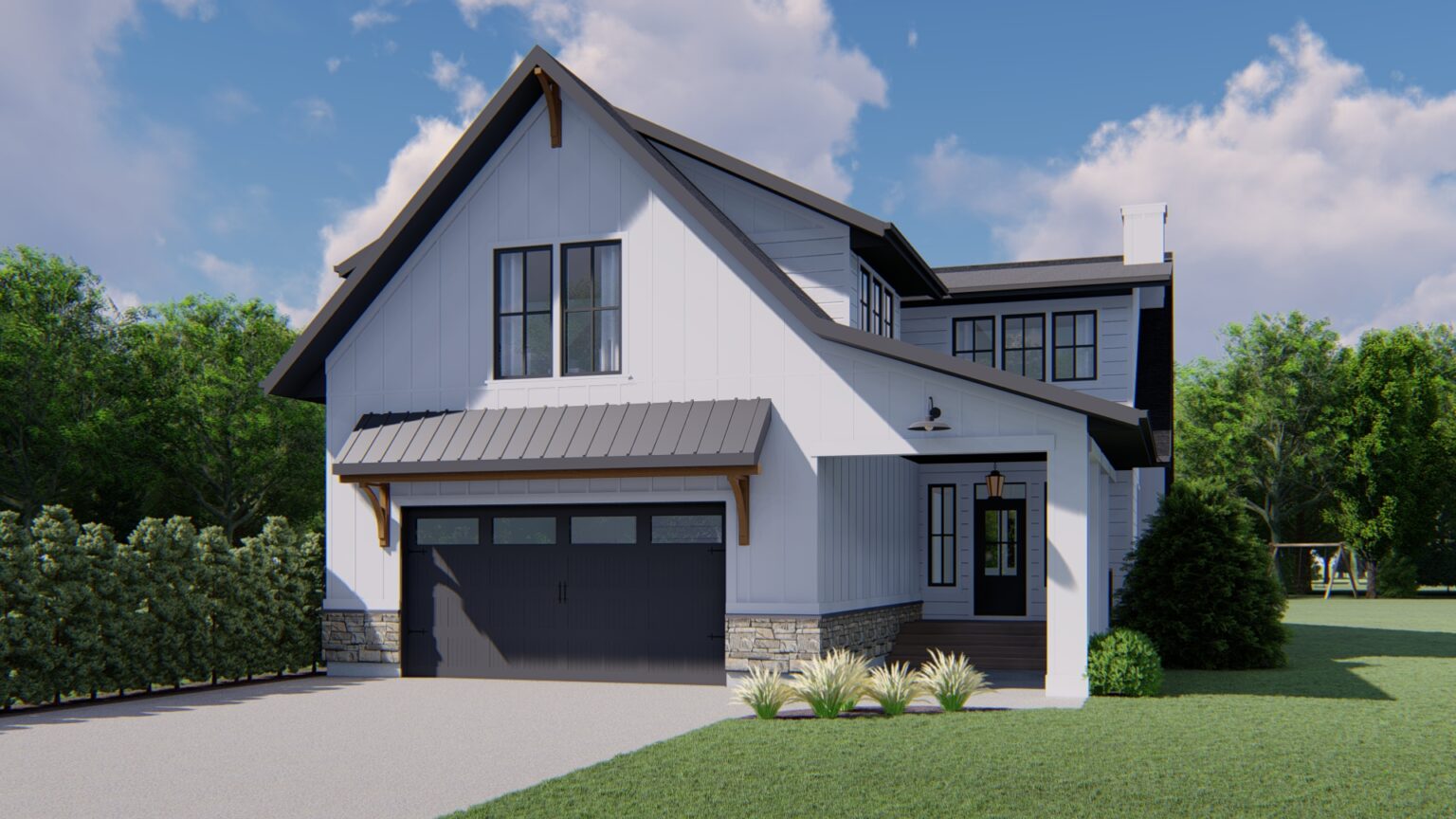 Modern Farmhouse Vantage-2484 | Robinson Residential Design